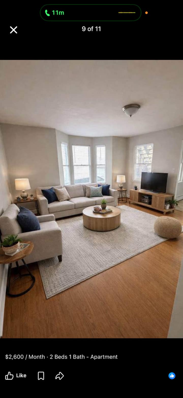 Prime 2br Near Tufts & Downtown Boston - 서머빌