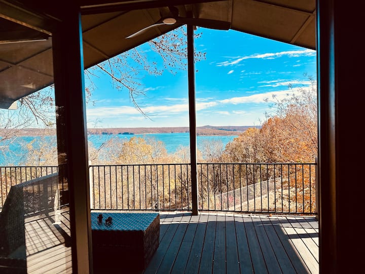 Rock Cliff View Lakehouse - Tenkiller Ferry Lake, OK