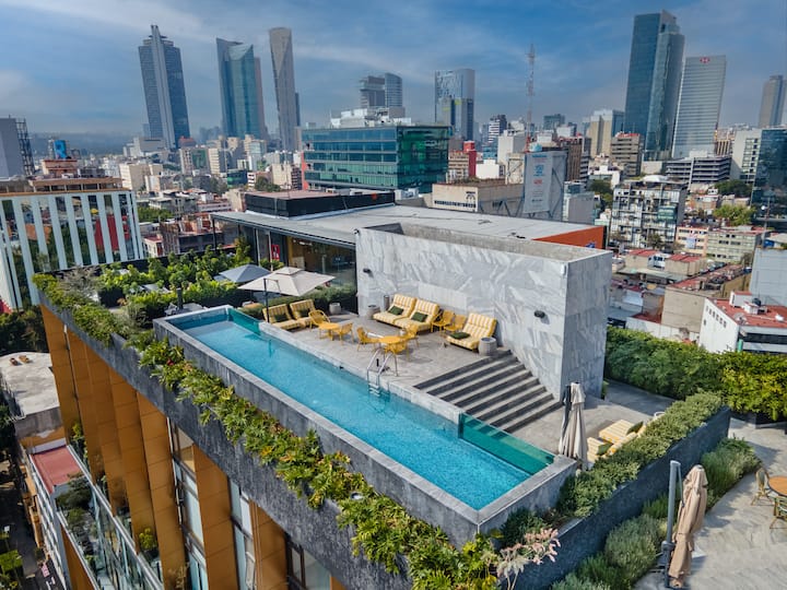 Roma Norte Spectacular Loft Amenities For 2 - Mexique