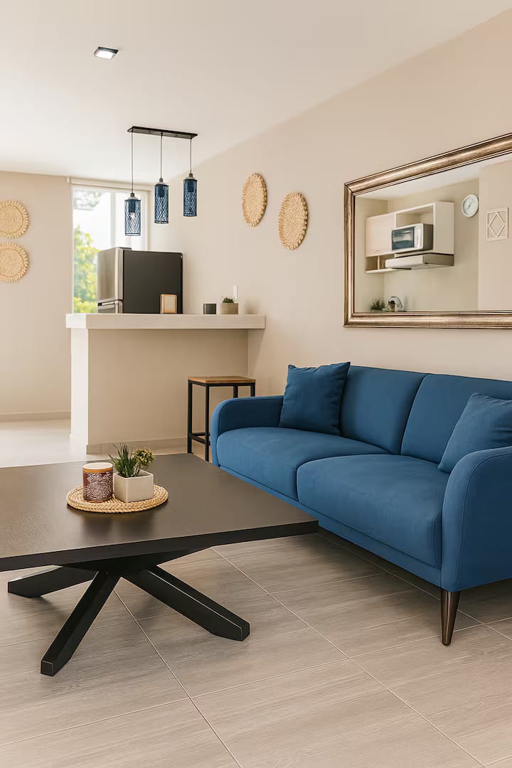 Apto 2hab, Wifi, A/c, Cocina, Lavadora/secadora - San Salvador