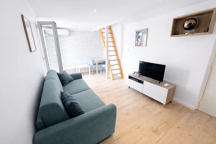 Duplex Climatisé Bien éQuipé - Cannes