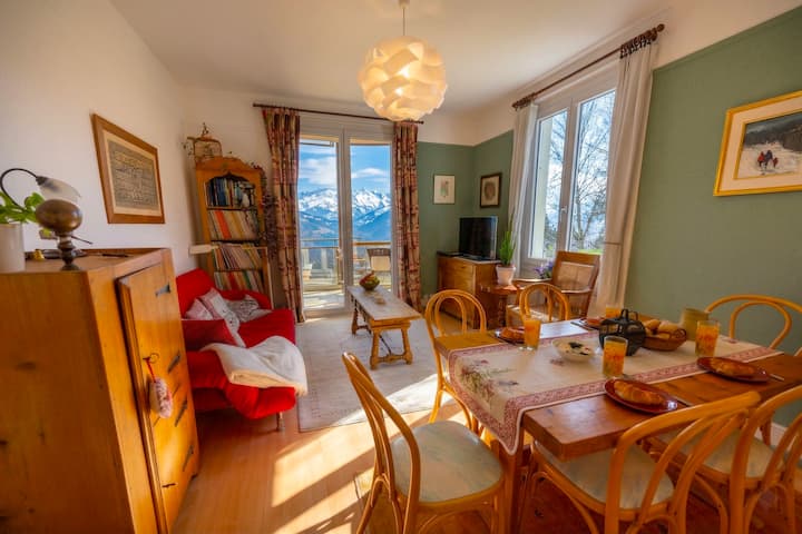Grand Balcon Panoramique · Vue Alpes · Familles - Leysin