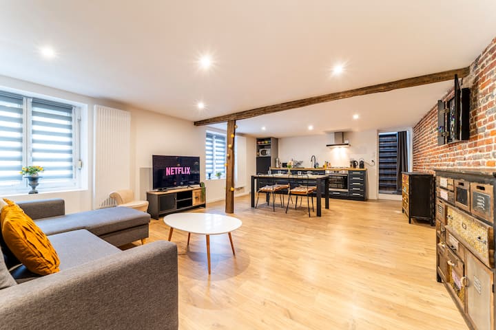 L'hermitage - 3 Lits - Wifi - Parking Gratuit* * * - Gare de Lille Europe - Euralille