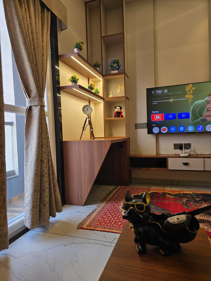 1 Bhk Luxurious Apartment With A Sasy Vibe - Indore