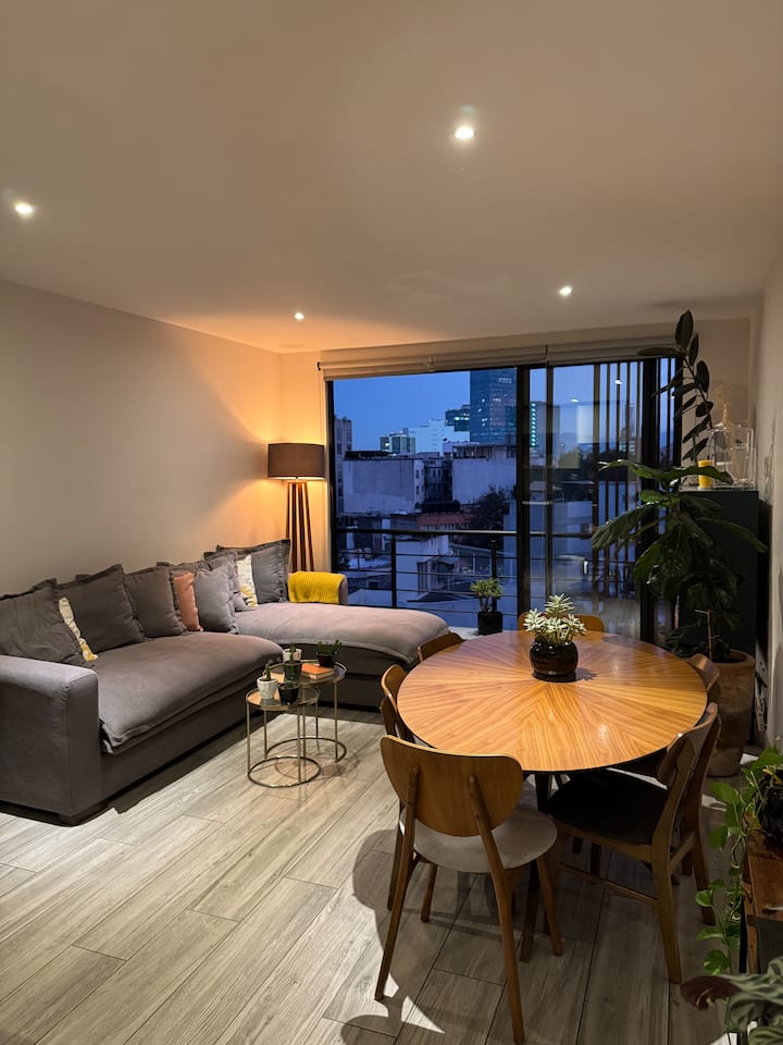 ¡Habitación Con Balcón Privada En La Nápoles! - Mexico City
