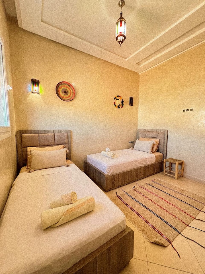 Cozy Twin Room In Tamraght - Taghazout