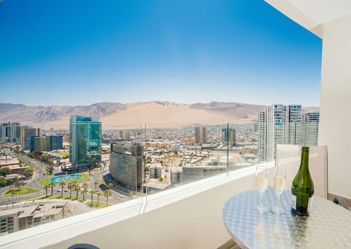 Depto. Studio, Cavancha: Brindis Al Atardecer - Iquique