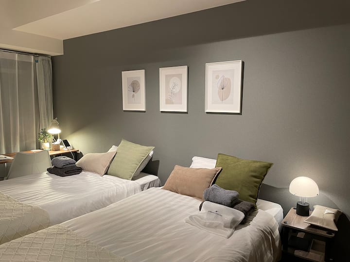 Sakae | 3 Min Yabacho | 3 Guests | 2 Beds + Futon - Nagoya
