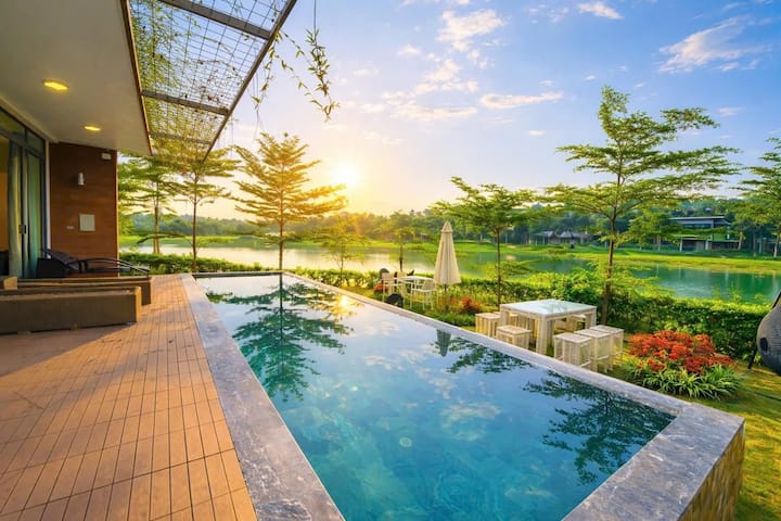 Flamingo ĐạI Lải Lake View Villa E_3bedrooms - Kina