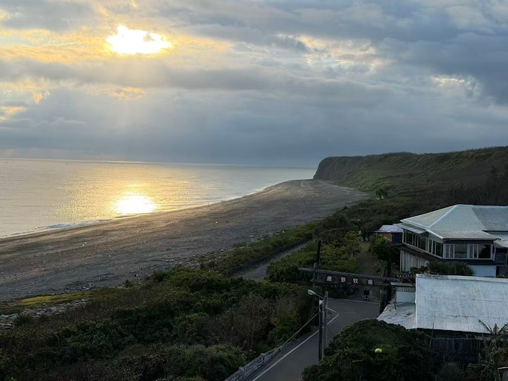 愛戀七星潭海景四人房，距離海邊只有10公尺，原野牧場與柴魚館也只要1分鐘201 - Hualien County