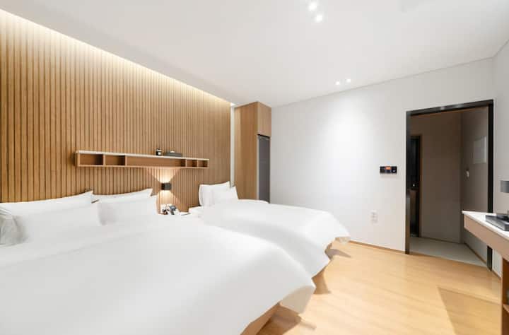 [광주 첨단 호텔 하리유] Premium Twin - Gwangju