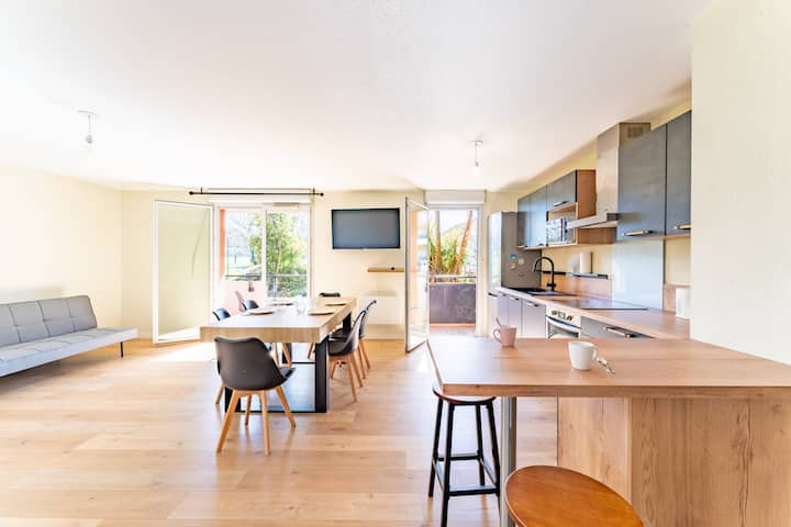 Spacieux T5 Toulouse Nord - Parking, Fibre & Calme - Toulouse