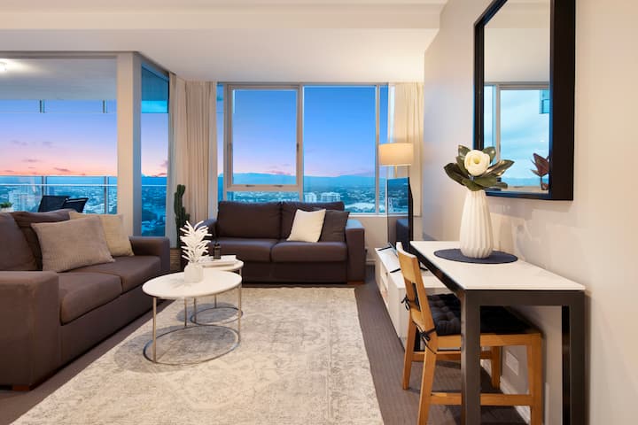 H'residences 1br Coastal Escape - Lvl 19 - Surfers Paradise