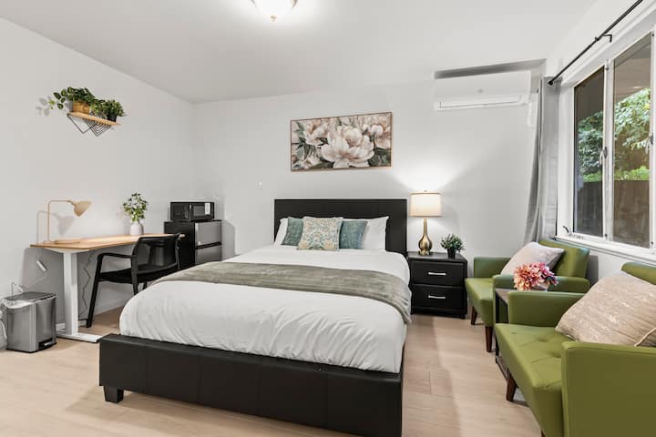 Midterm Rental Studio +Full Bath+kitchen+hvac - Sunnyvale, CA