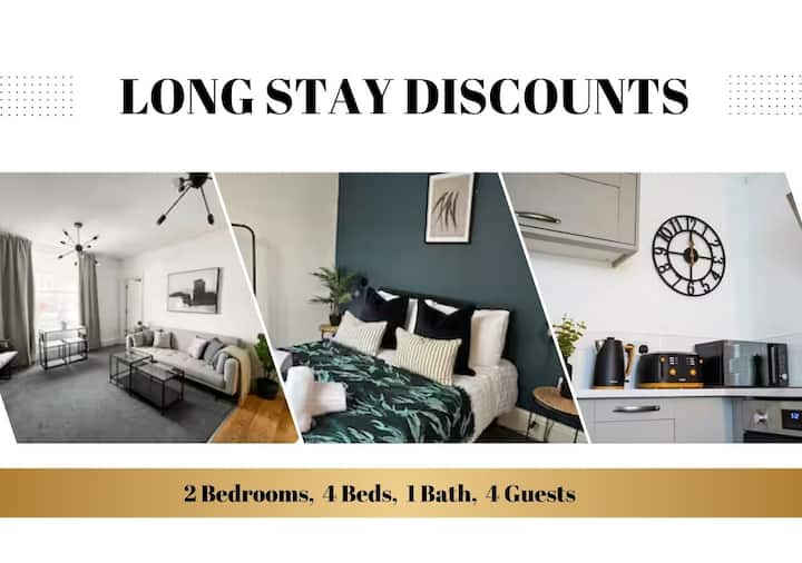 2-bed Apartment - City Centre - Long Stays - Gloucester