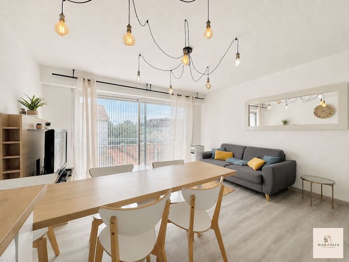 T3 Lumineux | Proche Plage, Parking Privé | 6 Pers - Saint-Raphaël