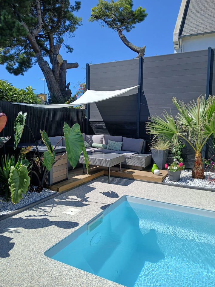 Maison Proche Plage Avec Piscine - Brest