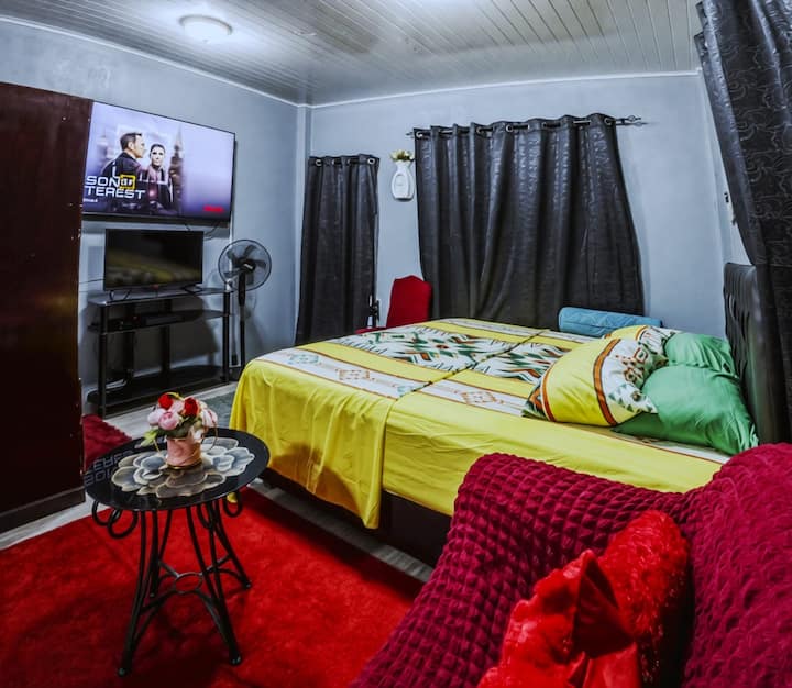 Modern Studio Apt |Ac, Wi-fi, Free Secure Parking - Guyana