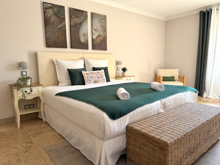 Villa Oasis -Tropical Suite-swimming Pool & A/c - Mougins