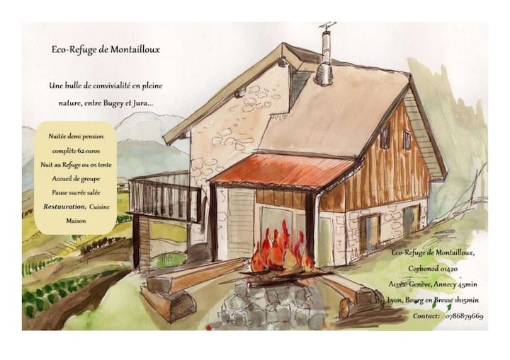 Refuge Type Grange Aménagée Avec Vue Panoramique ! - Les Plans d'Hotonnes
