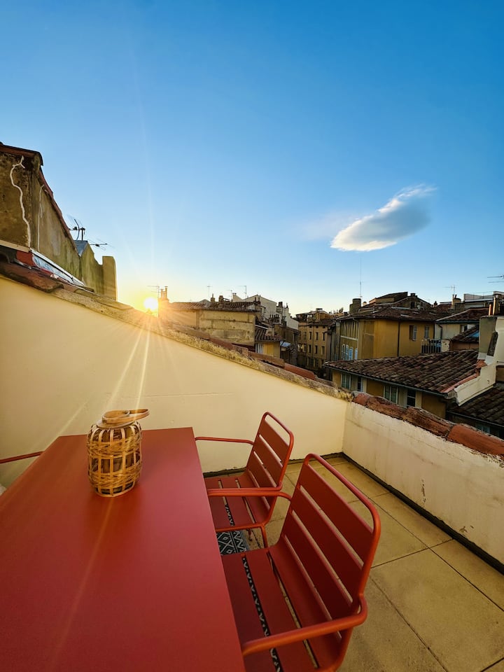 New ! Duplex Rare Avec Terrasse Sur Les Toits - Aix-en-Provence