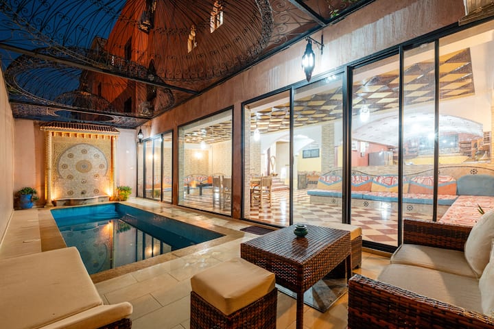 Villa Riad 5 Suites • Piscine • 15 Min Jemaa Elfna - Marrakesh