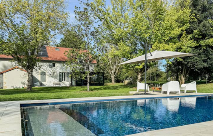 Maison De Maitre, Piscine Et Parc - Bazas