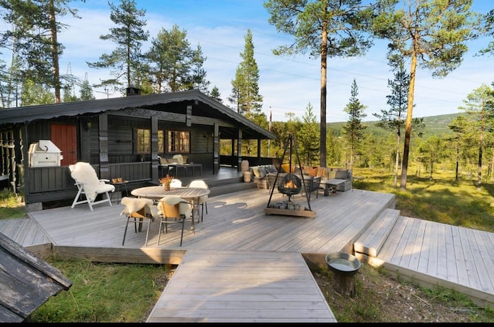 Privat Og Rolig Hytte – 8 Personer - Helårskos - Norway