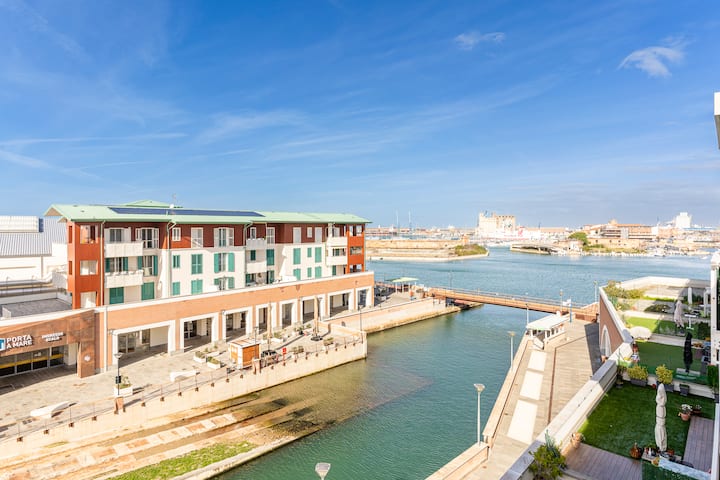 Guesthost - Bright Balcony Apt With Sea-view - Livorno