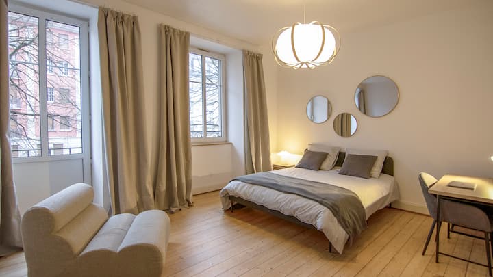 Appartement 3 Chambres - Accès Rapide Centre Ville - Straatsburg