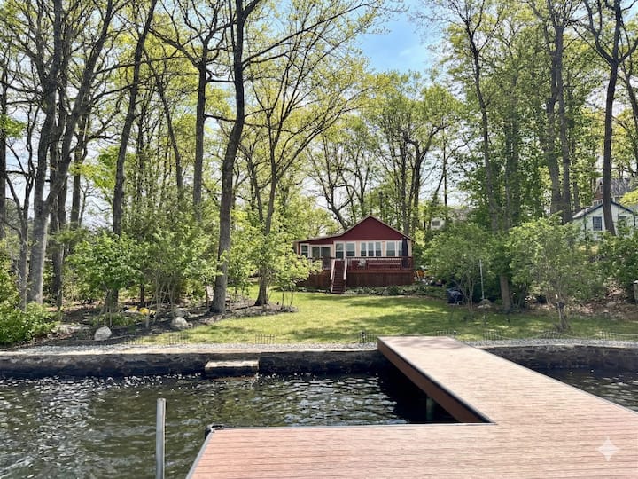 2br Lakefront Cabin On Raccoon Island W Dock/kayak - Sparta Township, NJ