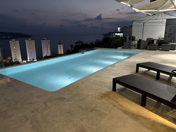 Villa Con Vista A Bahía - Acapulco