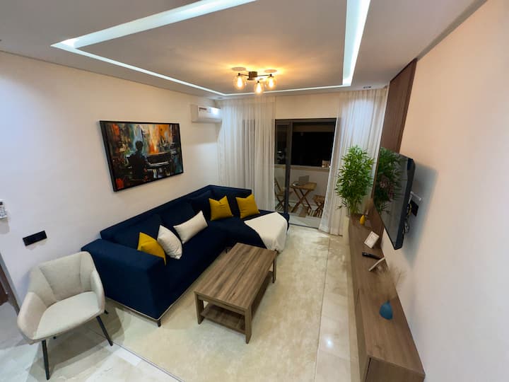 Appart Cosy Piscine Parking Balcon M Avenue - Marrakech