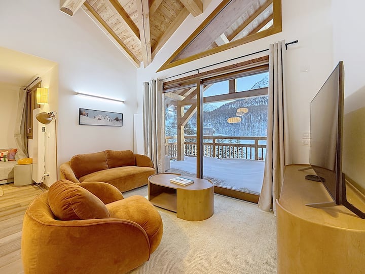 Altaïr - Duplex Premium Ski-in/ski-out 8p + Garage - Montgenèvre