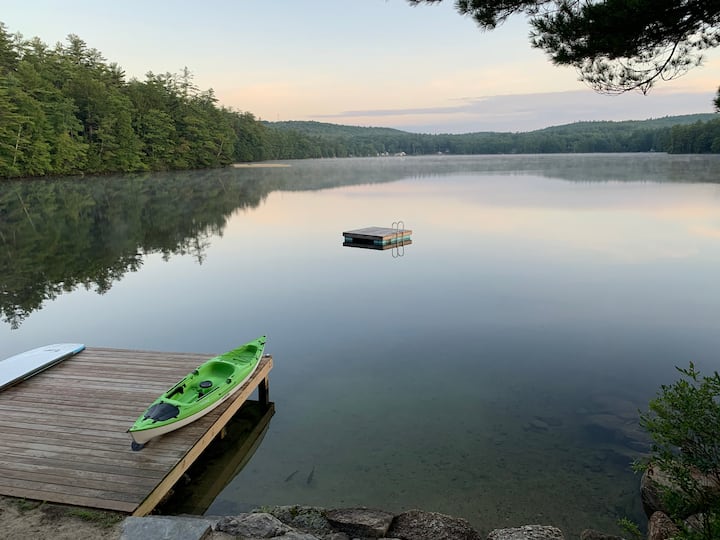 The Lake's Edge | Cabin On Blaisdell Lake - Bradford, NH