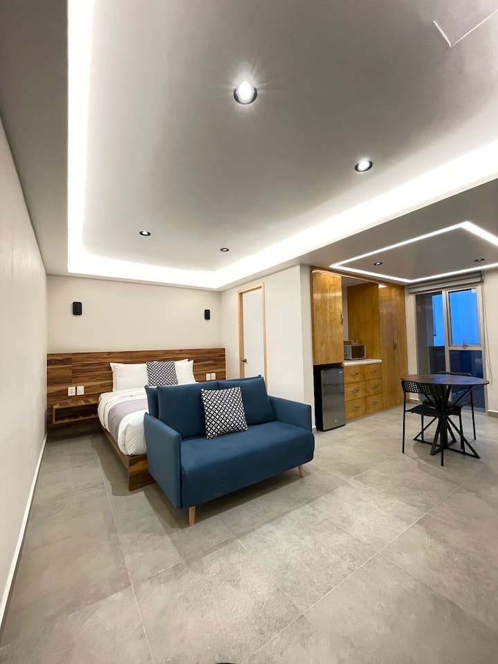 Loft Nuevo Sur Cdmx |Guadalupe Inn |3 Huéspedes D - Mexico City