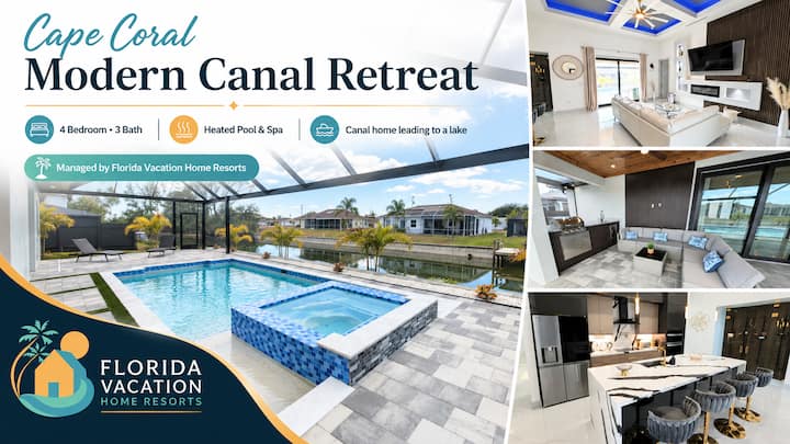 Cape Coral Waterfront | Heated Pool & Spa - Cape Coral, FL