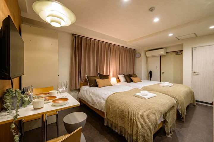 New Renovated/spacious 1 Room Apt/5 Min To Sta/601 - 롯폰기