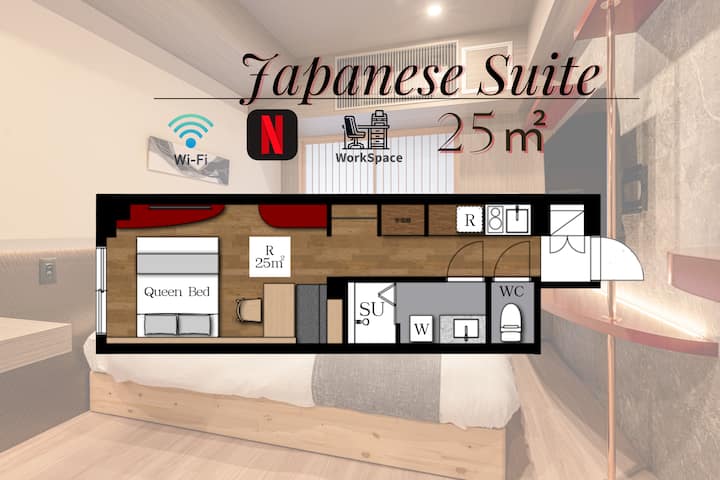Modern Zen Suite Near Ueno Hub #602 - Ueno
