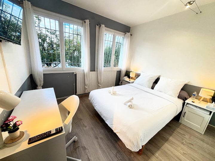 Chambre 11m² Premium – Parking & Tv – Tram L3 Wifi - 몽펠리에