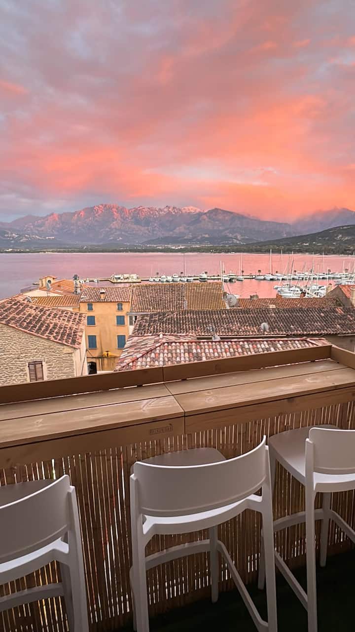 Vue Baie De Calvi, En Centre Ville (Clim+parking) - Calvi