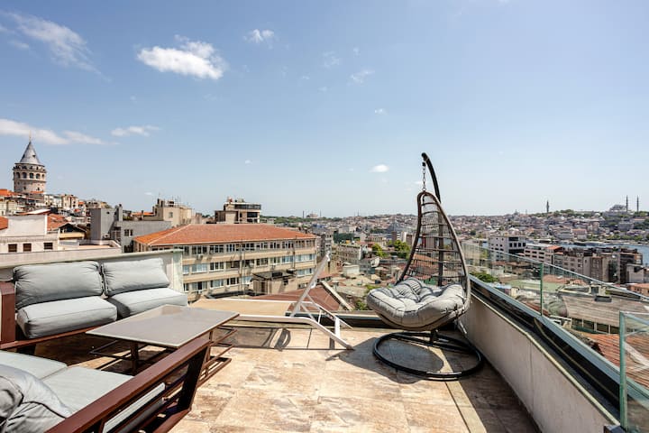10 Bedrooms 7 Bathrooms Sea View Galata Tower - İstanbul