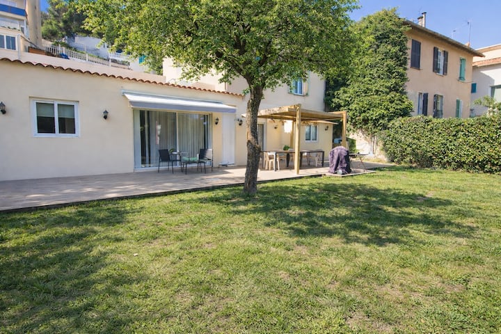 Appartement / Villa En Rez-de- Jardin Piscine - Nice