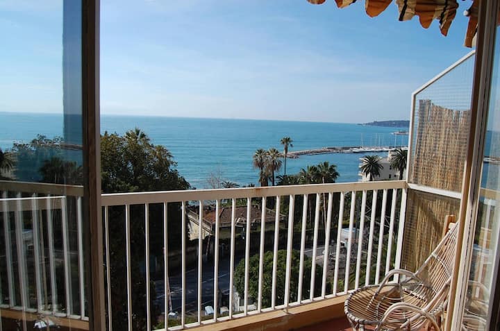 2p Avec Vue Mer Balcons Et Parking 57vm - Menton