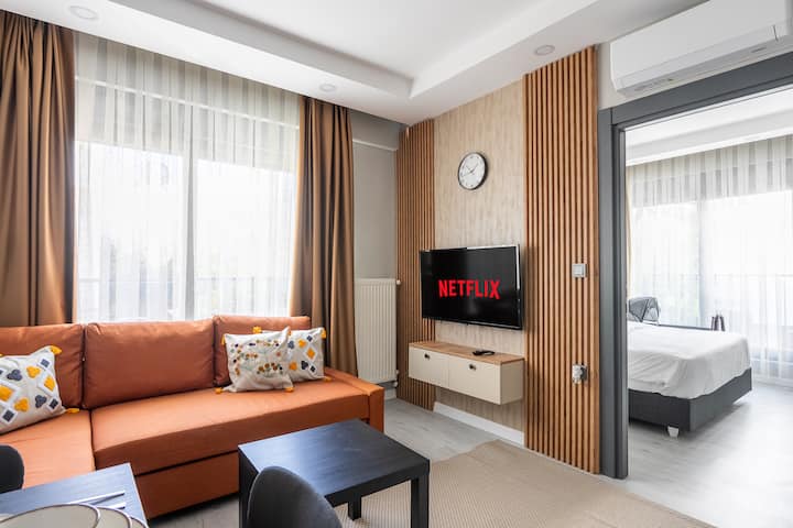 Simple. Warm. Home. | 1br | Fast Wifi N7 - Antalya