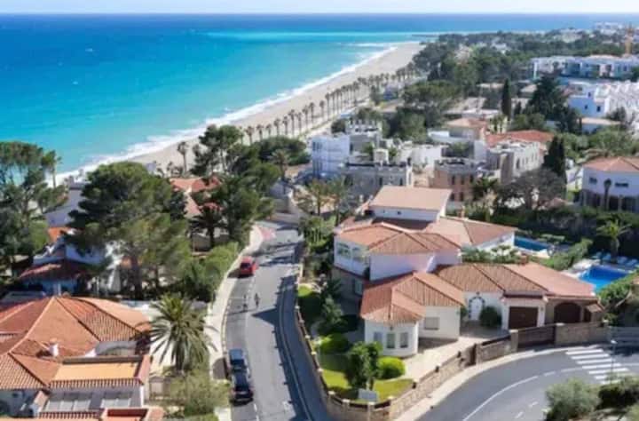 Vacalm Villa Judit | Pool, Spa & Bbq | Beachfront - Mont-roig del Camp