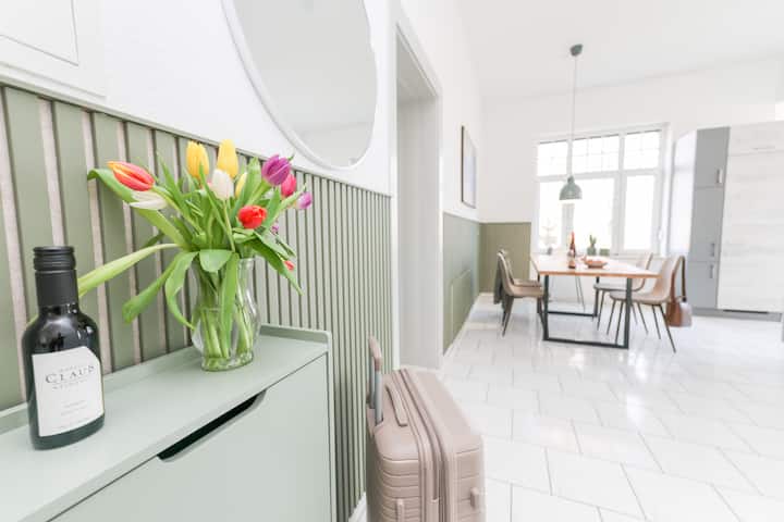 Weinquartier Grüne Villa 112m² 3br Terrace Parking - Naumburg