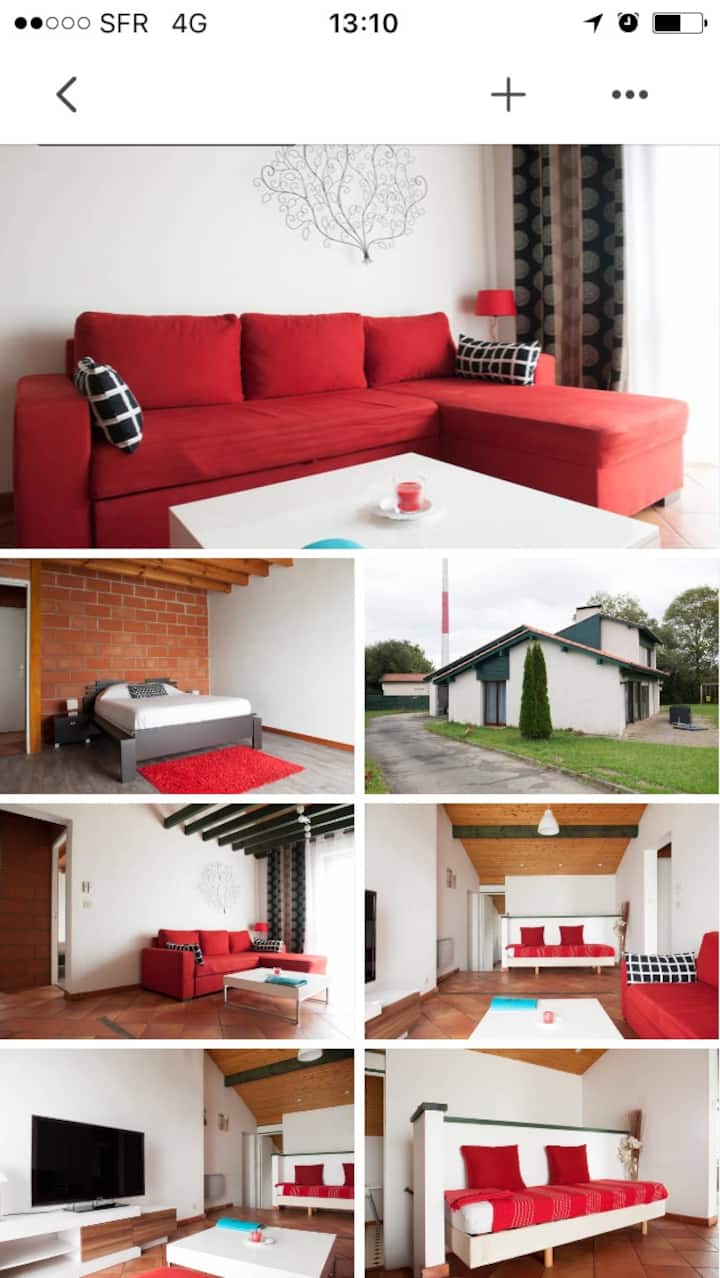 Grand Appartement Lumineux – 4 à 5 Voyageurs - Arcangues