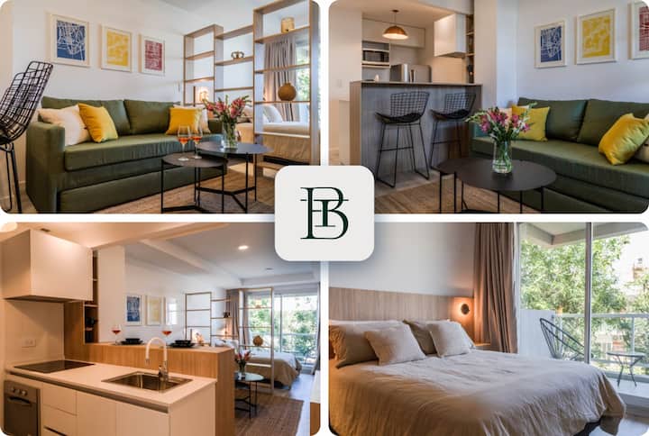 Bt Homes - Studio Lumineux Et Balcon De Luxe - Buenos Aires