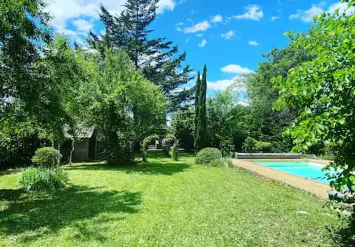Domaine Familial - 14 Couchages, Jardin + Piscine - Tarn-et-Garonne
